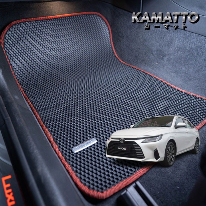 Kamatto Classic Toyota Vios D92A AC100 (2023-Present) Car Floor Mat and ...