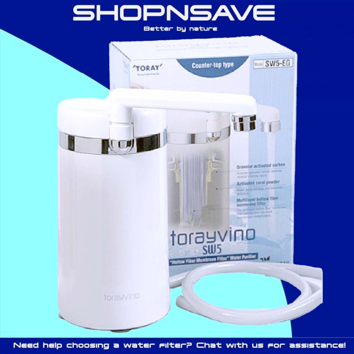 SHOPNSAVE Japan Toray SW5 COUNTER-TOP WATER PURIFIER SYSTEM, Torayvino ...
