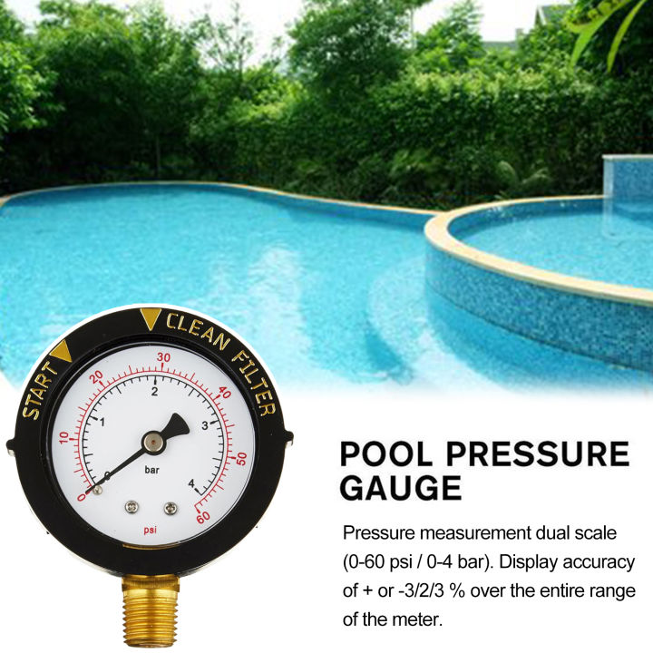 Pool Filter Pressure Gauge Swimming Pool Pressure Gauge Water Pump ...