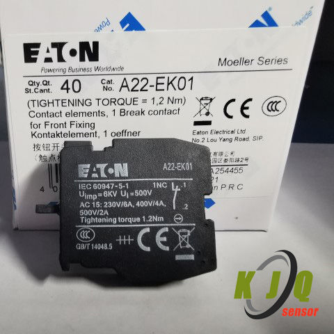 EATON moeller ปุ่มกดแบบแยกส่วน A22-EK01 NC บล็อกหน้าสัมผัสปุ่มกดเสริม ...