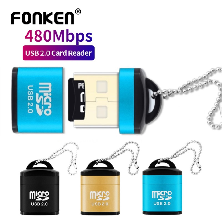 FONKEN USB Card Reader Micro SD TF Card Mini Adapter For Computer ... FONKEN USB Card Reader Micro SD TF Card Mini Adapter For Computer ...
