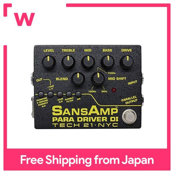 TECH21 SANSAMP Parametric EQ installed DI PARA DRIVER DI Ver.2 for musical instruments | Lazada PH