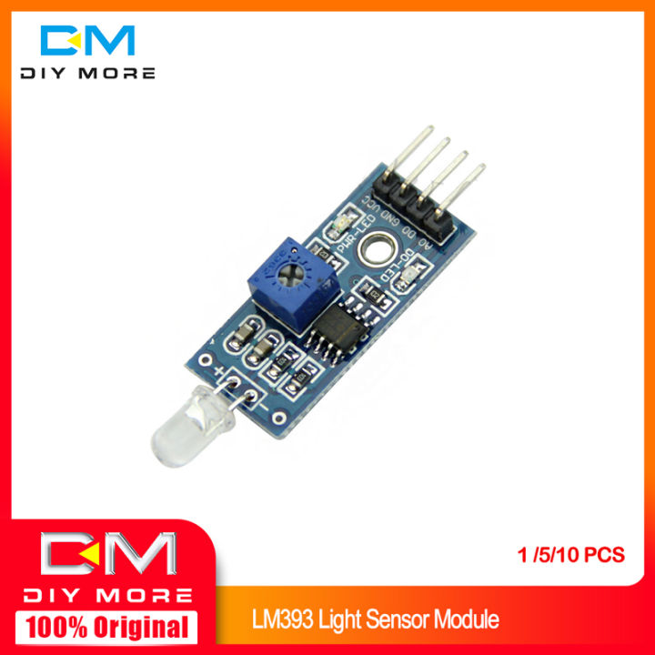 Original KKmol LM393 Lightเซ็นเซอร์โมดูล3.3V 5VสำหรับArduino Raspberry ...