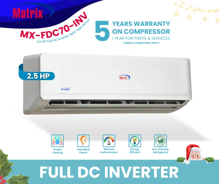 Tariff war adjusting inventory Matrix Aircon Shop PH - Mx-FDC70-INV 2 ...