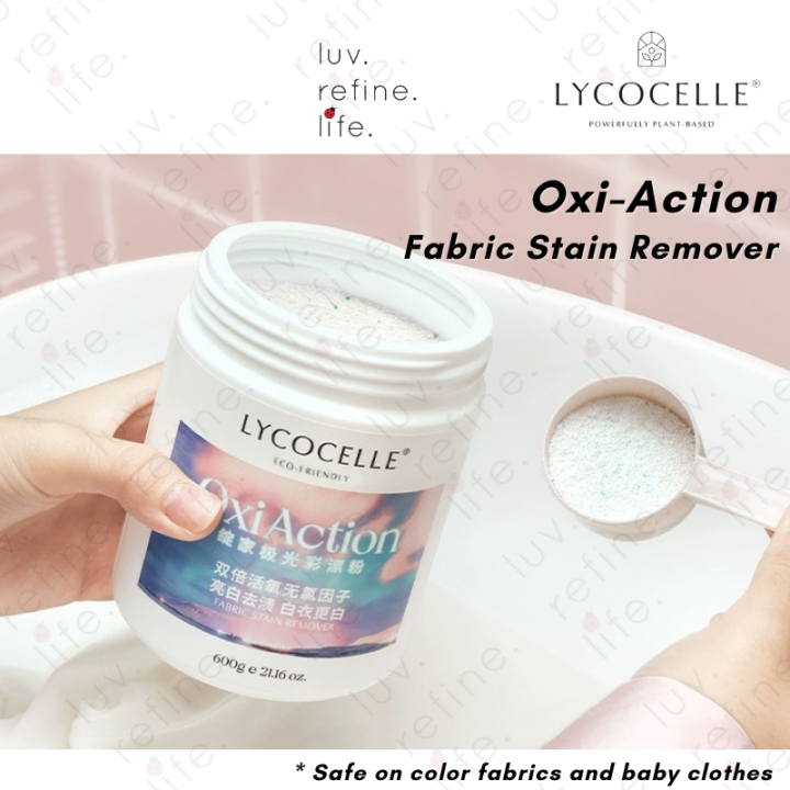 Lycocelle Oxi-Action Fabric Stain Remover Powder 600g / Safe on color ...