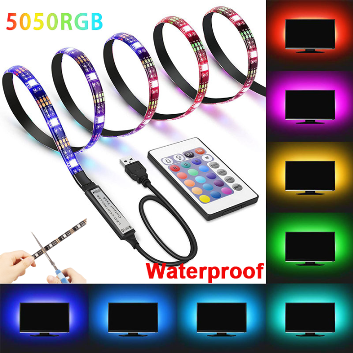 lampu hiasan led strip light RGB led strip light for room/outside ...