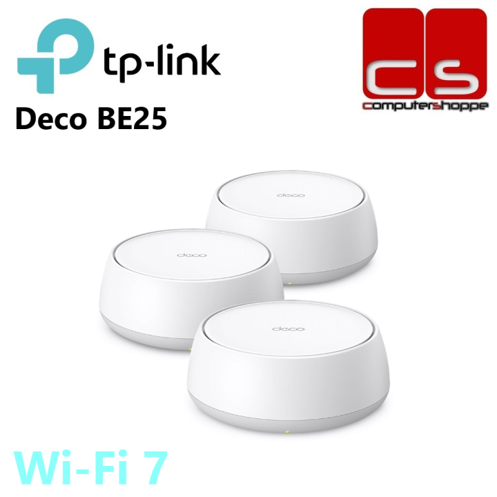 TP-Link Deco BE25 BE5000 Whole Home Mesh WiFi 7 System | Lazada