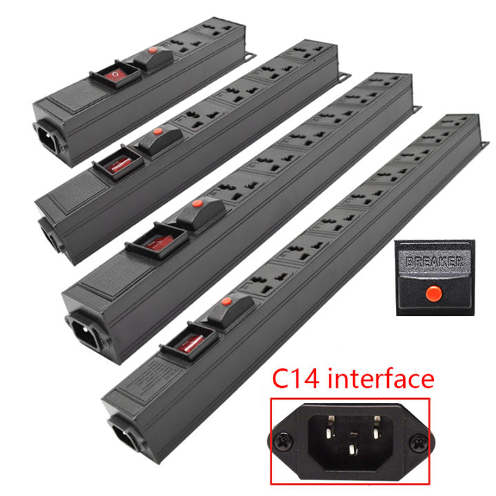Iec C14 Interface Power Strip Pdu Power Distribution Unit Overload Protection 2 3 4 5 6 7 8 9 10