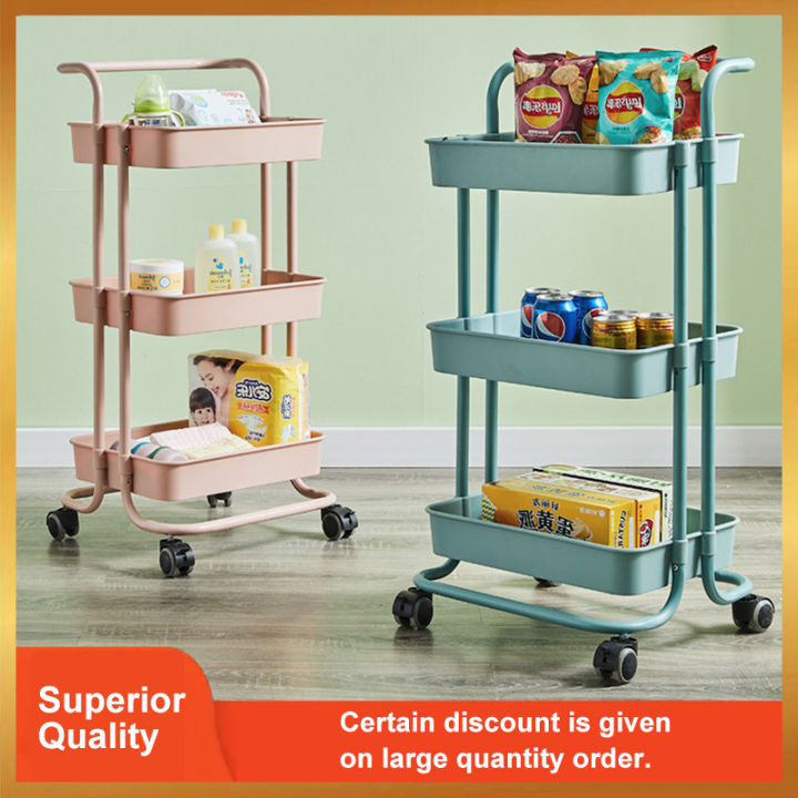 [SG Ready Stocks] Multi-Purpose Rack with Wheel Movable for Living Room ...