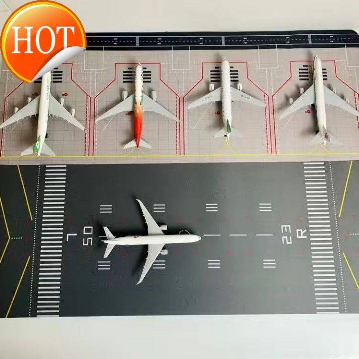 model plane Model Scenario 1: 400 Simulated Airplane Plane Runway Model ...