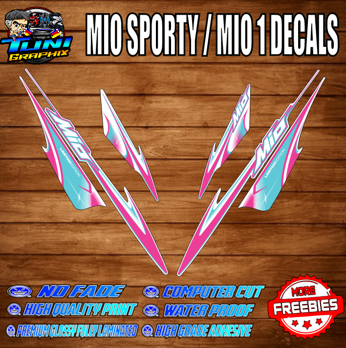 Mio Indo / Malaysian Decals A1 (HIGH QUALITY PRINT,LAMINATED,WATERPROOF ...