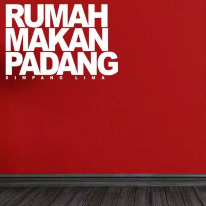 CUTING CUTTING STIKER STICKER RUMAH MAKAN PADANG RESTO WARUNG CUSTOM ...