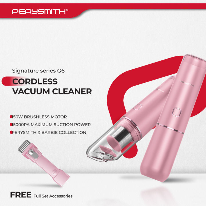 Perysmith Cordless Vacuum Cleaner Series G6 (Portable / Handheld / Car ...