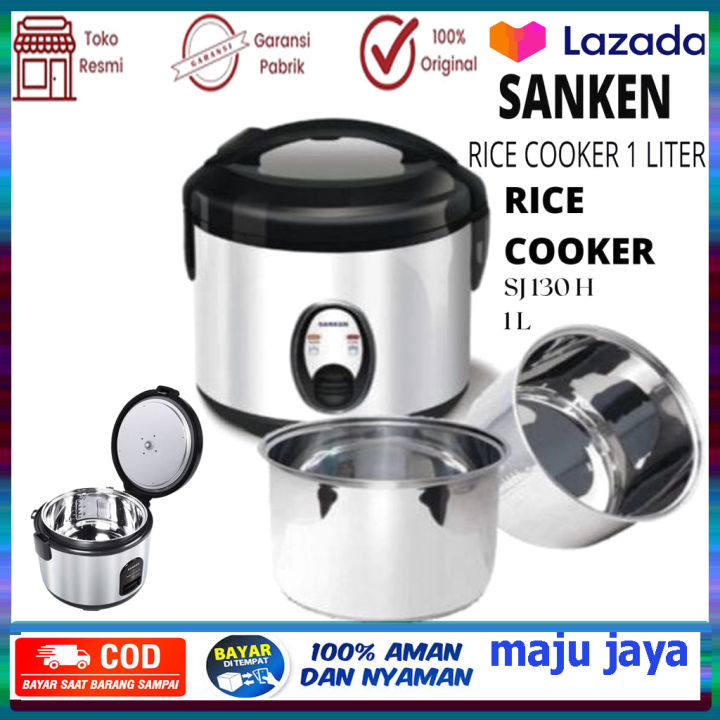 PROMO HARGA GROSIR MURAH Sanken Magic Com Rice Cooker 1 Liter Stainless ...