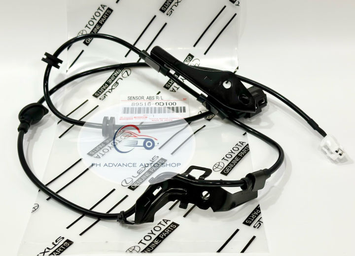 ABS Wheel Speed Sensor Toyota Vios / Yaris / Scion REAR LEFT 89516 ...