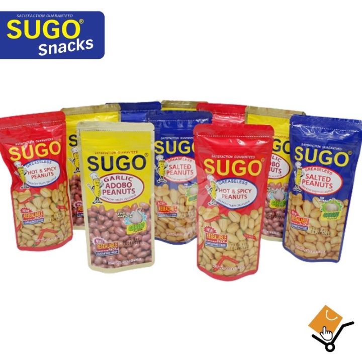 Sugo Greaseless Peanuts Hot & Spicy / Salted 100g # | Lazada PH