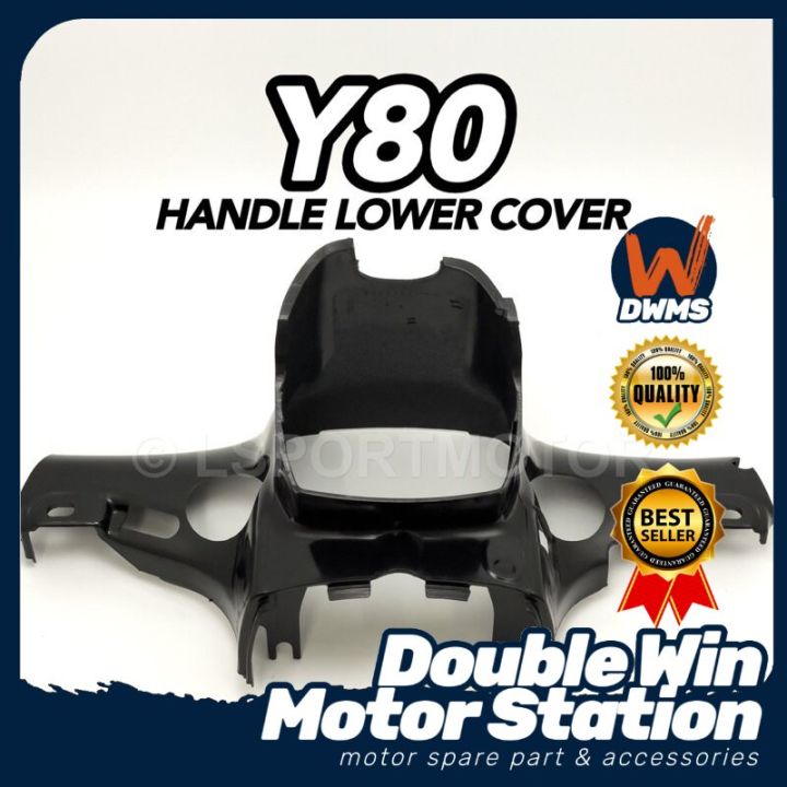 YAMAHA Y80 HANDLE LOWER COVER (FLAT-BLACK) HANDLE BAWAH | Lazada