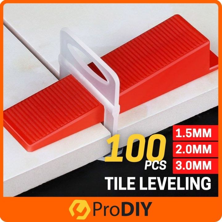 100PCS Reusable Plastic Ceramic Tile Leveling Clip 1.5mm / 2mm / 3mm ...