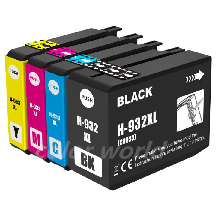 ตลับหมึก Compatible for HP 932 HP 933 HP932 HP933 Ink Cartridge HP932XL replace For HP Officejet ...