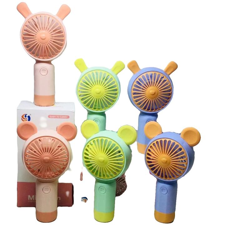 Mini Fan Fashion Boutique Series Cute Character Mickey Design with 2 ...