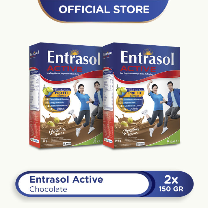Entrasol Twinpack Active Chocolate 150g | Lazada Indonesia