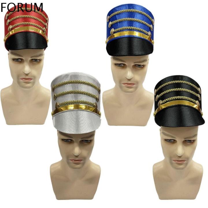 FORUM Hat-nutcrackers Marching Band Hat Gold Trim Strips Cosplay Show ...