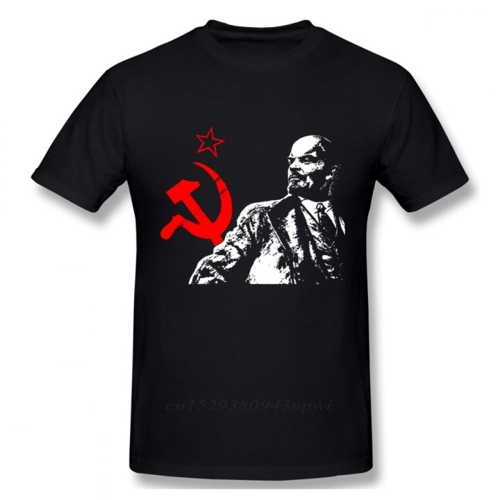 Ussr Red Soviet Union Communist Lenin T Shirt Male Streetwear Short ...