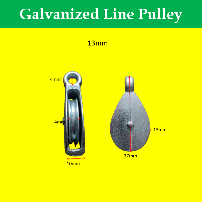 MAGO 13mm-65mm Pulley Cast Single Sheave Pulley Mini Pulley Small ...