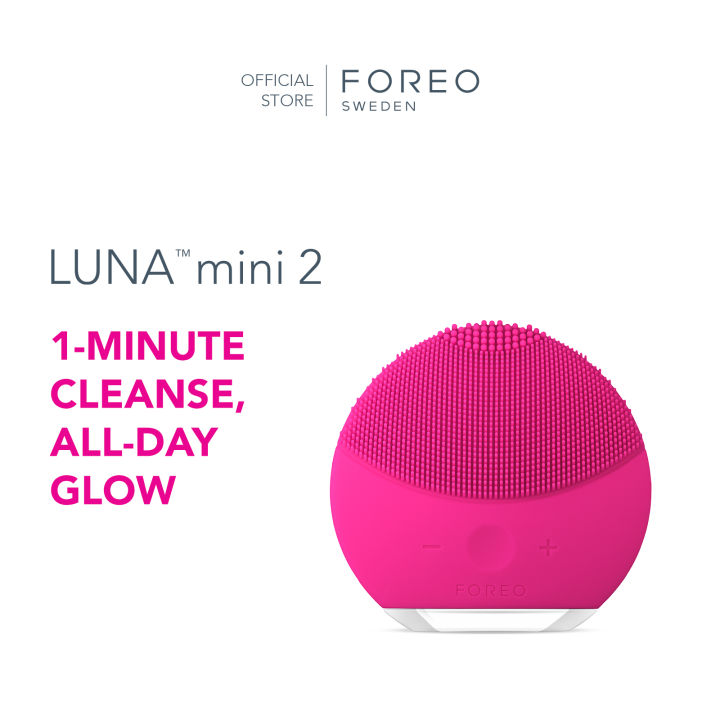 FOREO LUNA Mini 2 Ultra-Hygienic Facial Cleansing Brush for All Skin ...