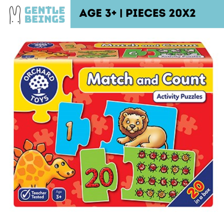 Orchard Toys Match and Count Educational 1-20 Jigsaw Puzzle | Lazada ...