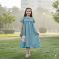 Gaun Anak Perempuan – Dress Cantik model Casual Kids Dress With Ruffle ...