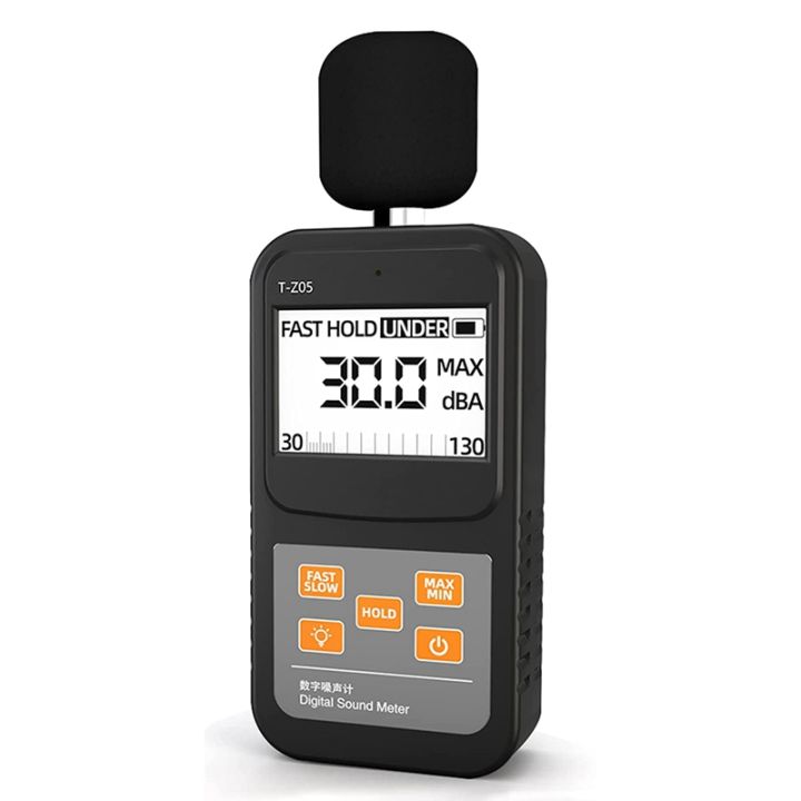 Digital Sound Level Meter Handheld SPL Meter,30-130DB Audio Noise ...