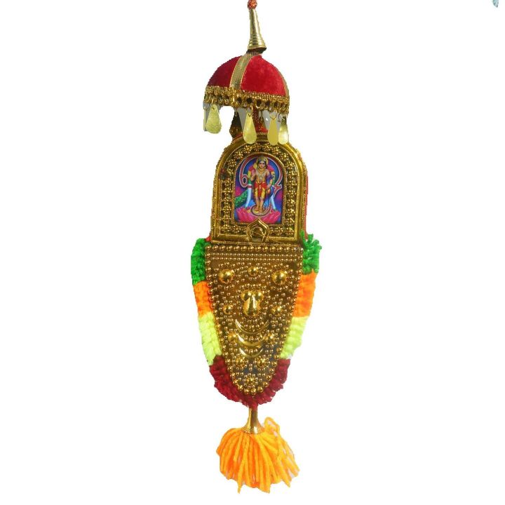 Ganesha Murugan Elephant Pattam Kerala Handicraft Double Sided Home ...