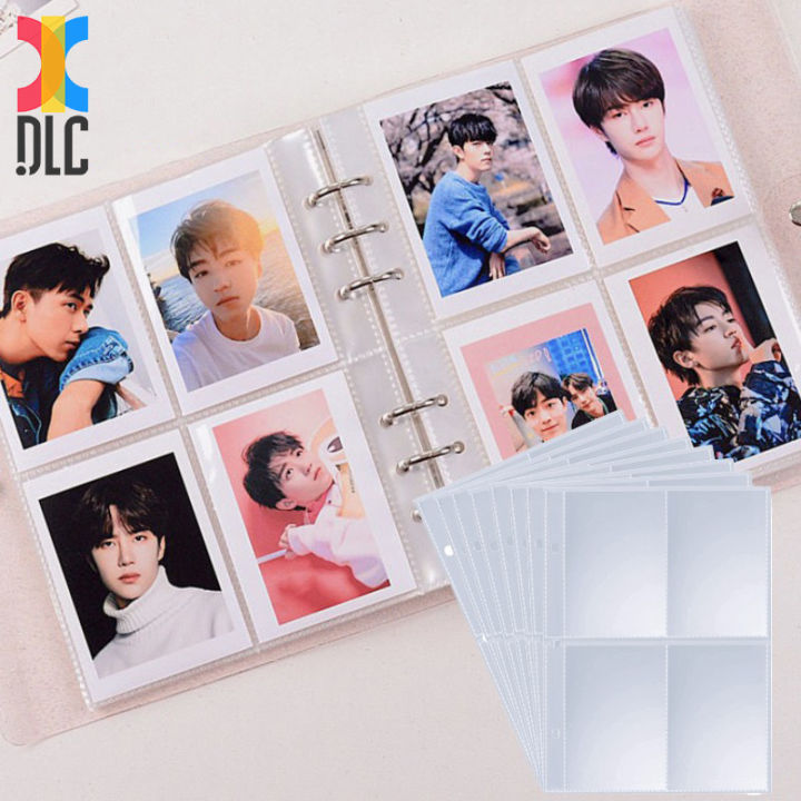 【Double/Single】A5 Transparent Photo Album Binder Replacement Set Idol ...