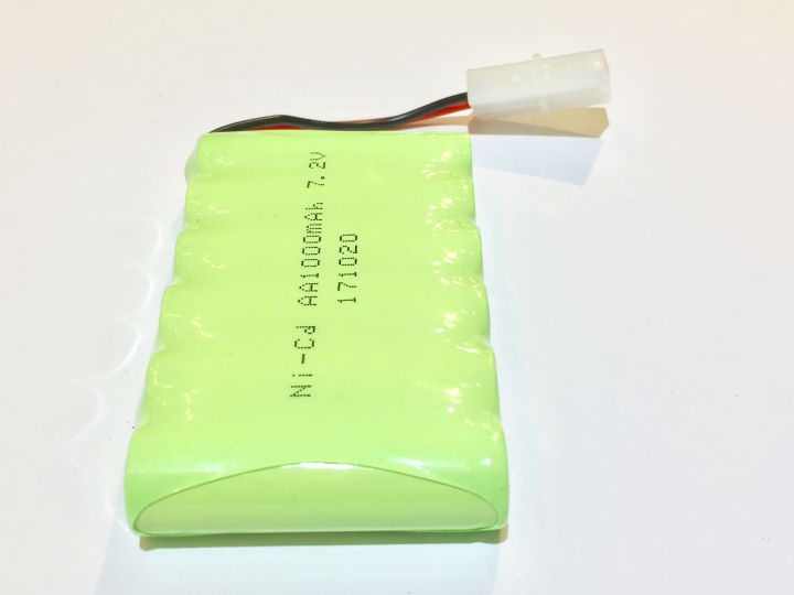 Ni-Cd 7.2V 1000mAh Tamiya 2 pin Connector battery and or with Charger ...