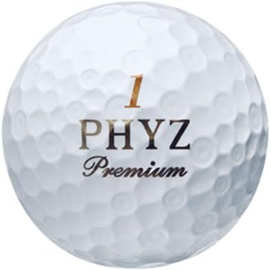 BRIDGESTONE Golf Ball PHYZ Premium 1 Dozen 12 Pieces Gold Pearl PMGX Type Of Sports Ball Four ...