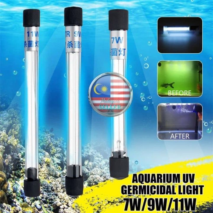 Aquarium UV Light / Cover 5-13W Algae Remover Clear Water Germicidal ...