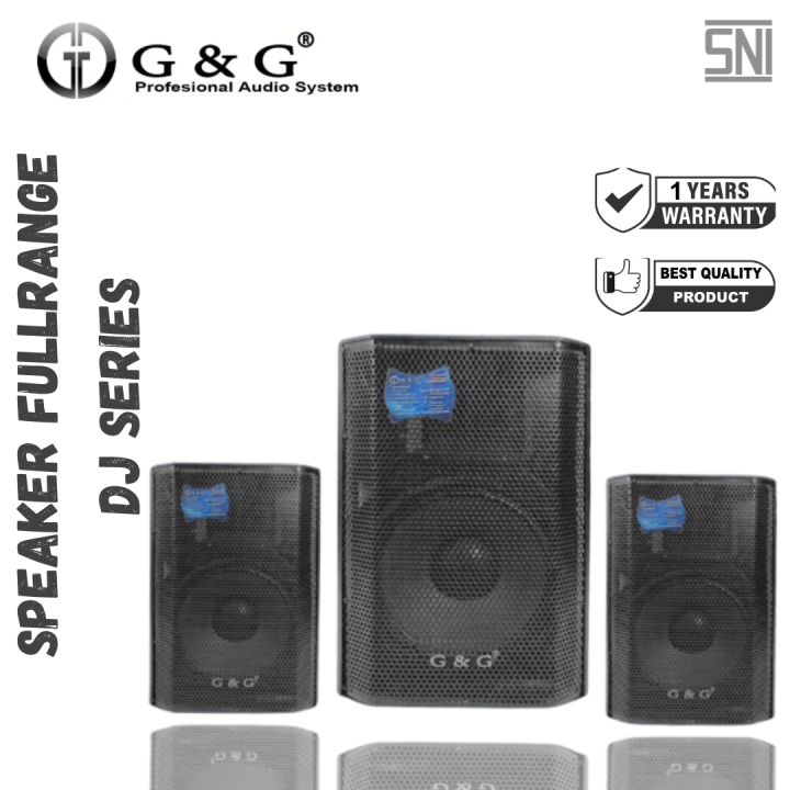 Digital Sound System Speaker Fullrange DJ Series G&G Speaker 8 Inch- 15 ...