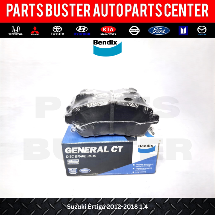 Genuine Bendix Brake Pad Front for Suzuki Ertiga 2012-2018 1.4 (DB-1941) | Lazada PH