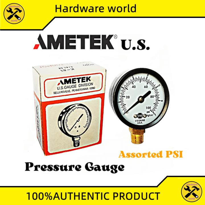 Pressure Gauge Original Air / Water Pump Gauge Assorted PSI | Lazada PH