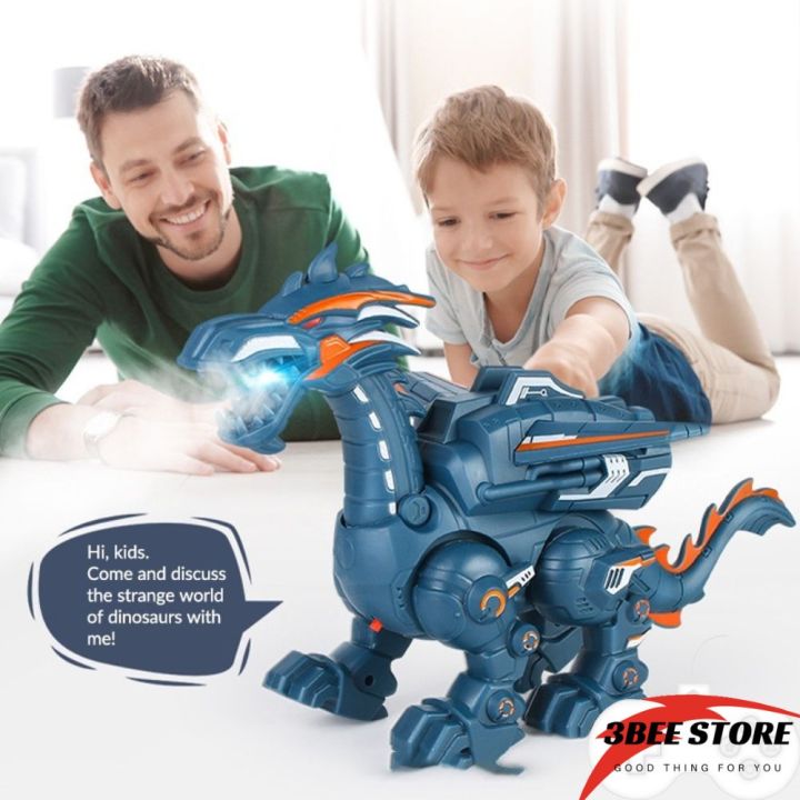 Rồng phun lửa phun sương, Khủng long robot kích thước lớn có nhạc và ...