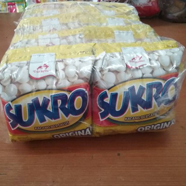 Kacang Sukro Kuning Original 16 Gram isi 20 Bungkus ( harga 2 Renceng ...