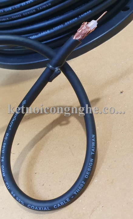 Cáp đồng trục RG-59/U lõi cứng EXACT-TH002 | Lazada.vn