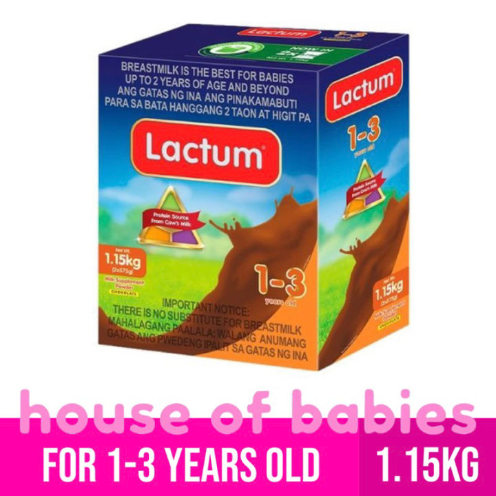 Lactum 1-3 Years Old 1.15kg Chocolate Milk Supplement Powder | Lazada PH