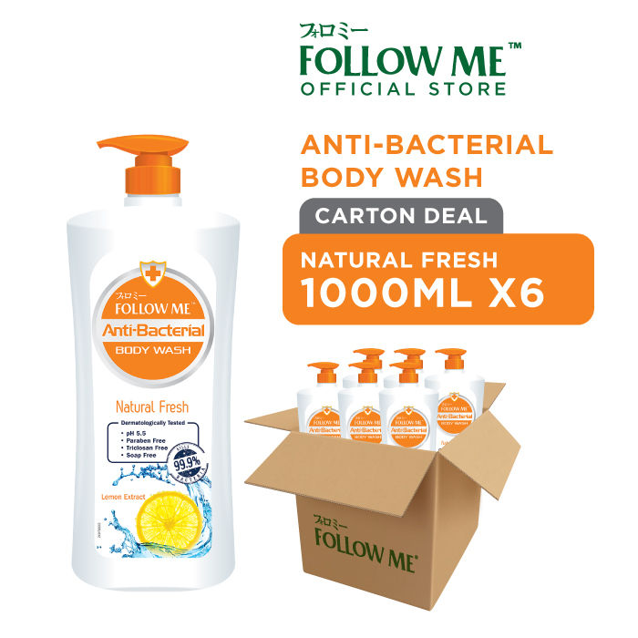 [BUY 5 FREE 1] Follow Me Anti-Bacterial Body Wash - Natural Fresh ...