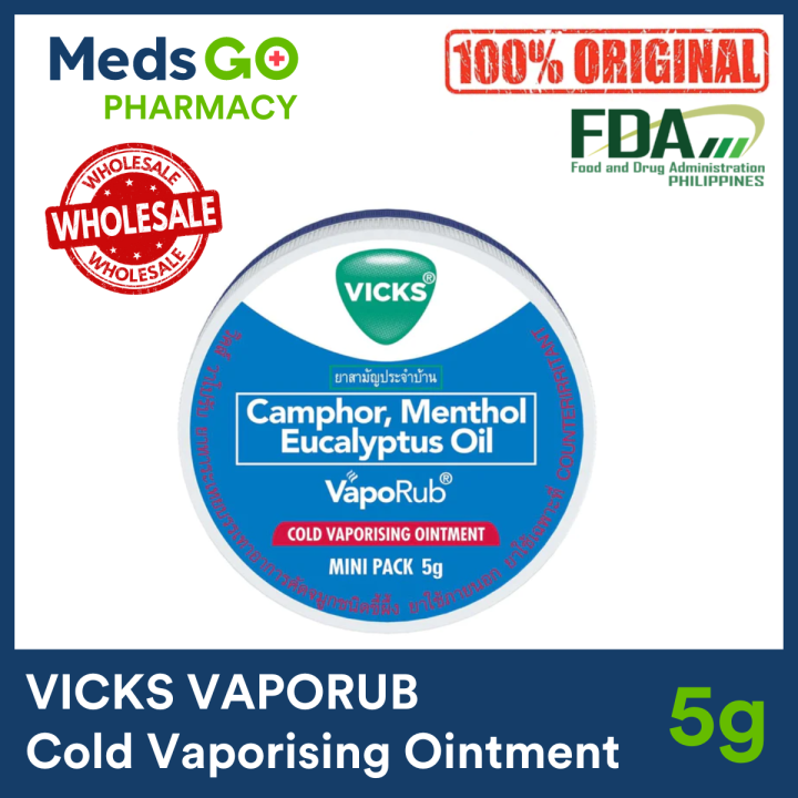 VICKS VAPORUB Original 5g Ointment | Lazada PH