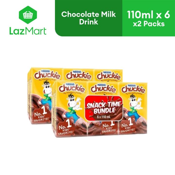 NESTLÉ CHUCKIE Opti-Grow Flavoured Milk Baon Savers Pack 110ml by 6s ...