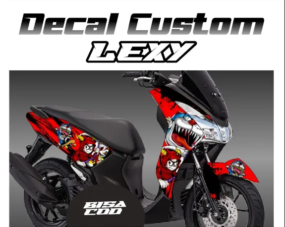 DECAL STIKER YAMAHA LEXY DESAIN BEBAS REQUEST | Lazada Indonesia