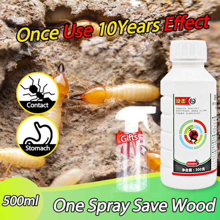 🌟Kill 10,000 Termite🌟Termites Pesticide for Wood 500g Ant Spray Killer ...