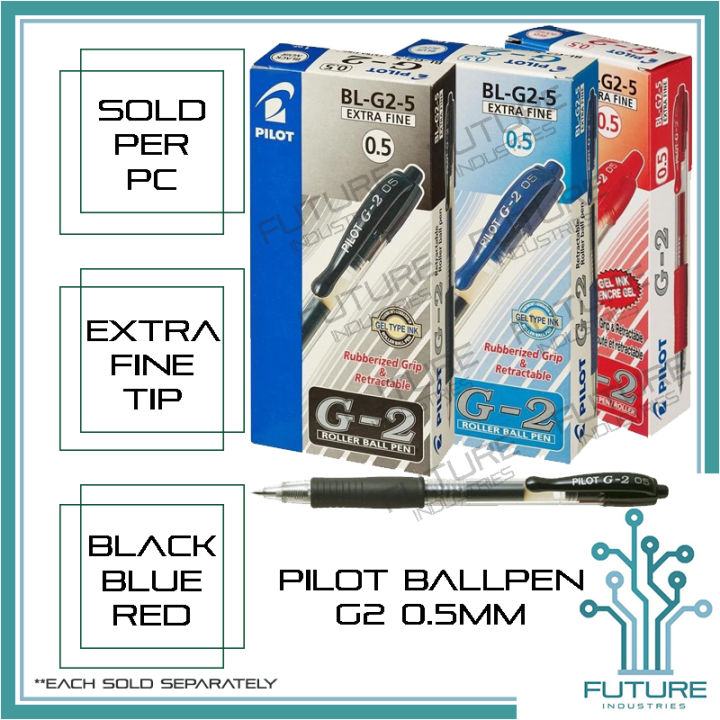 Ballpen G2 PILOT Brand 0.5mm Gel Pens Fine Point Black Blue Red Rolling ...
